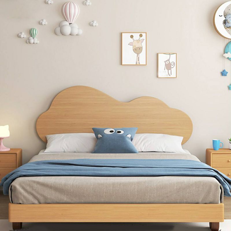 Rustic Mango Cloud Shaped Headboard Children's Bed Modern Solid Wood in ...